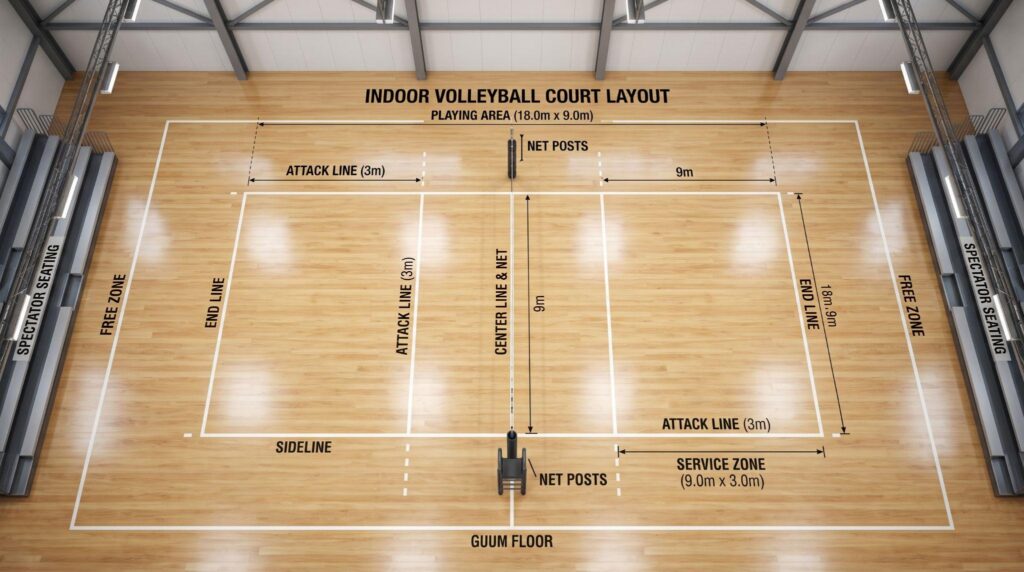 Volleyball Court Dimensions: Indoor & Beach Court Size Guide