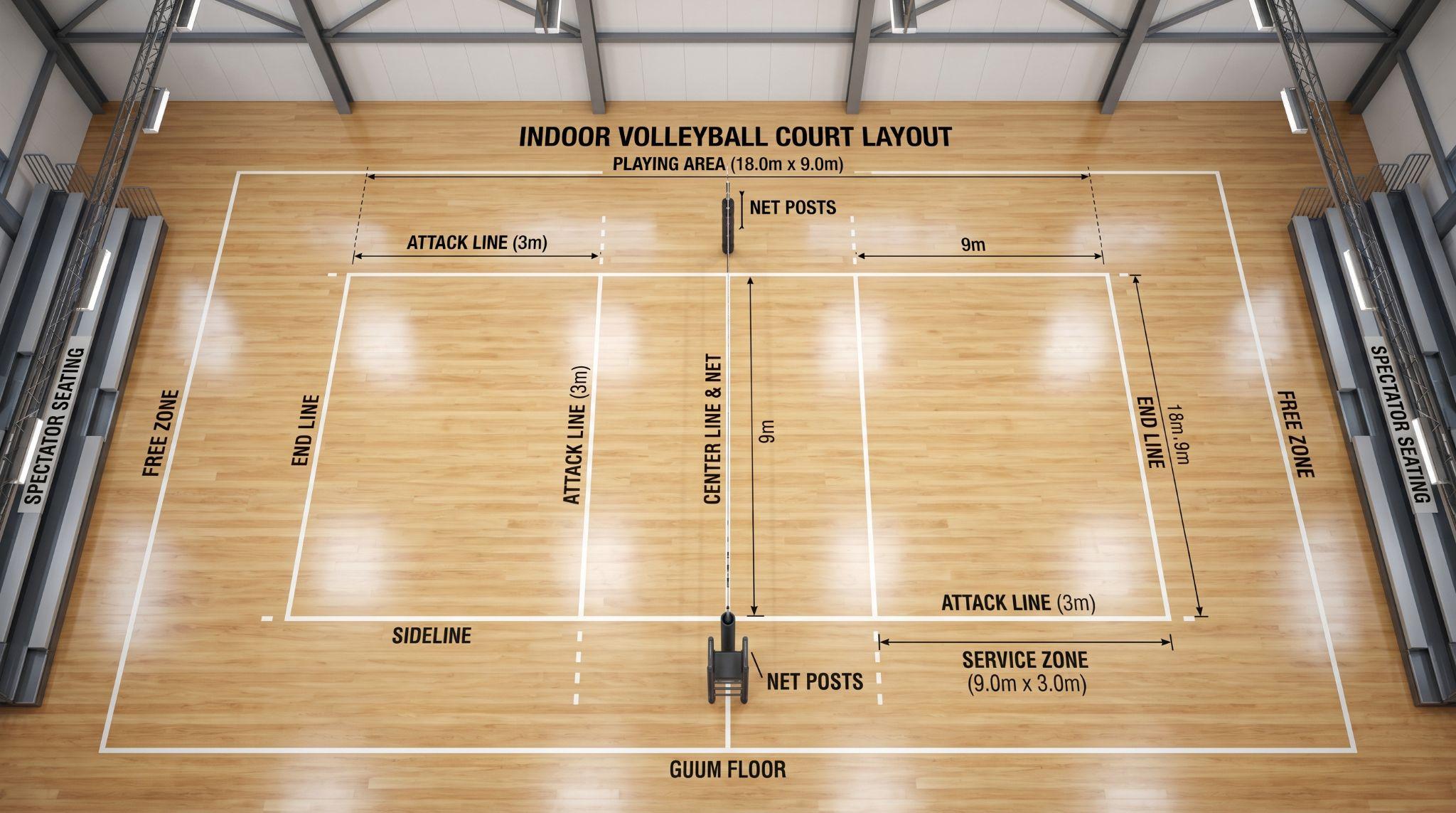 Volleyball Court Dimensions: Indoor & Beach Court Size Guide